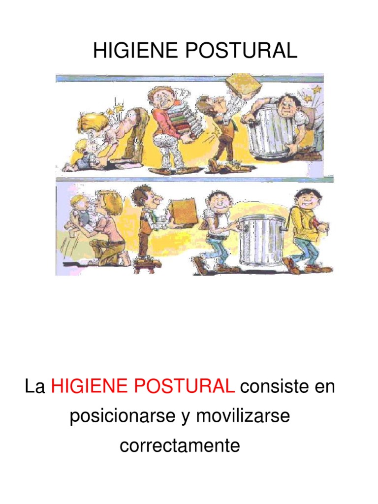 Higiene Postural | PDF