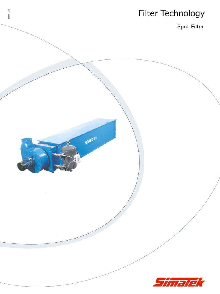 Simatek Spot Filter 090107 GB | PDF | Dust | Manufactured Goods
