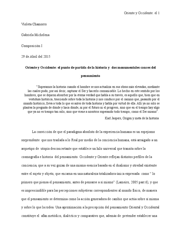 Ensayo Comparacion y Contraste | PDF | Conocimiento | Verdad