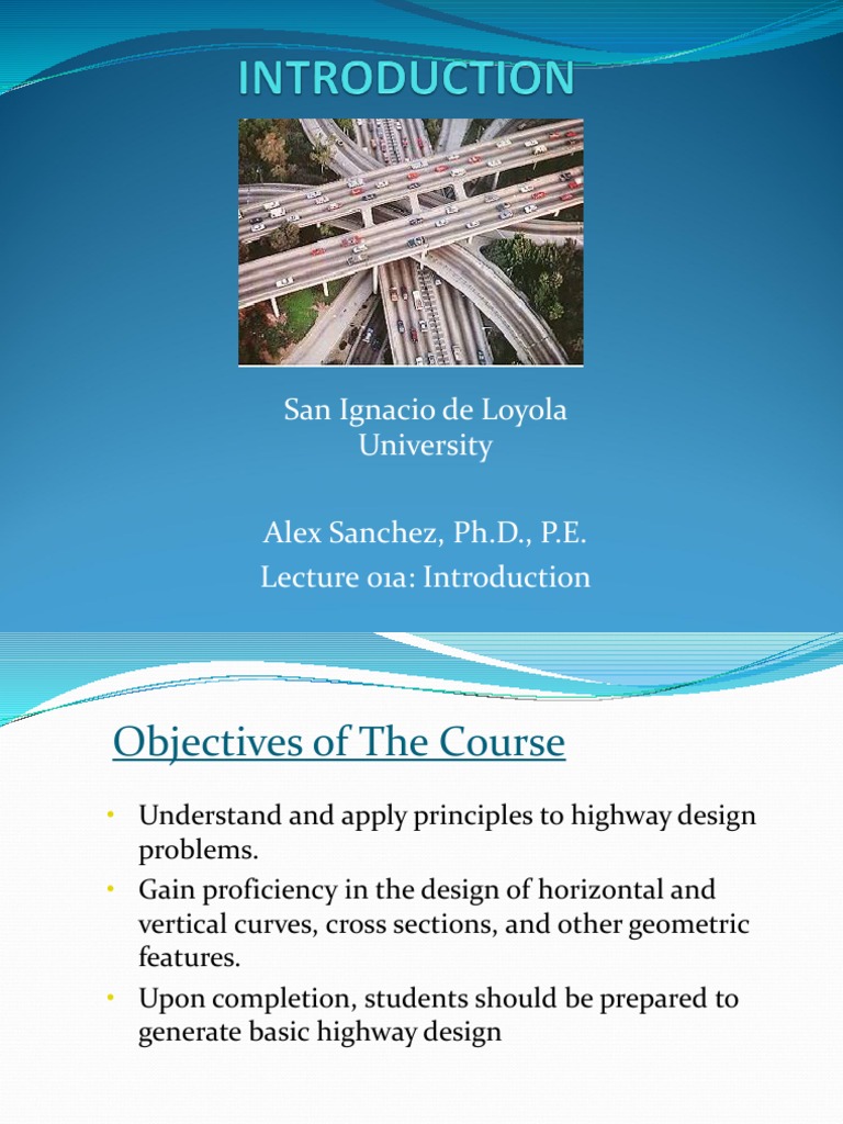 Highway Design Principles and History | PDF | Road | Highway