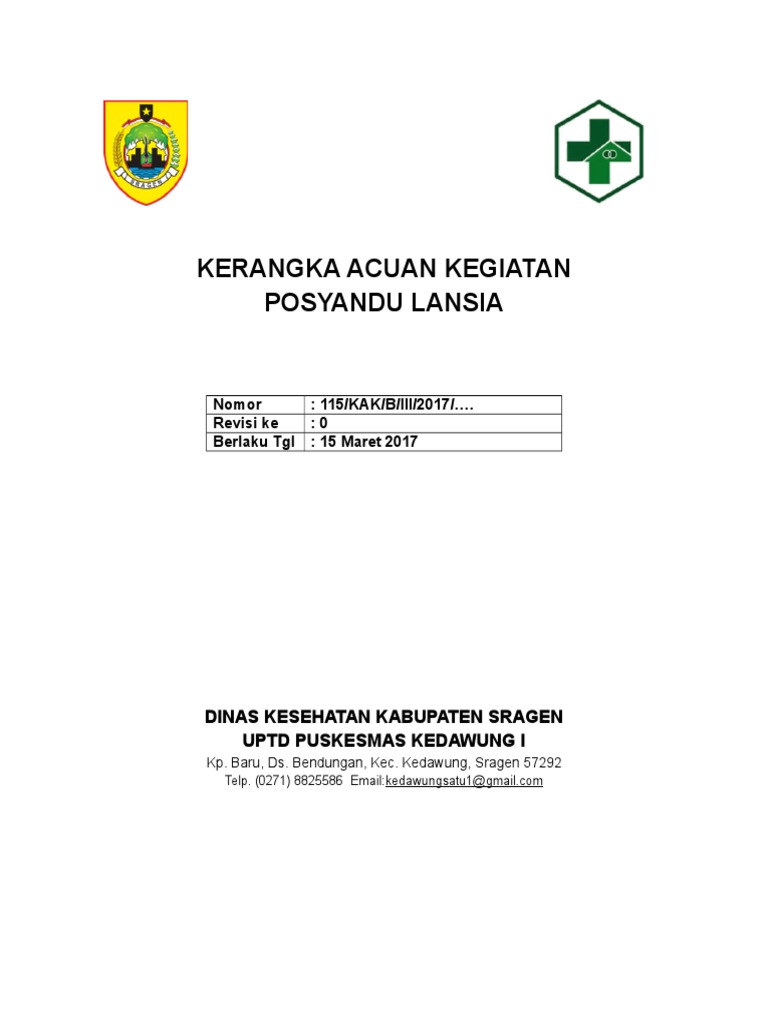 Kak Posyandu Lansia | PDF