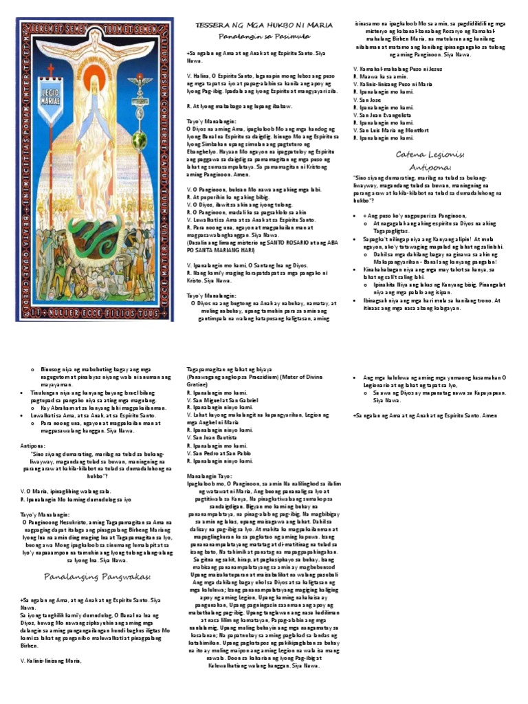 Tessera NG Mga Hukbo Ni Maria | PDF
