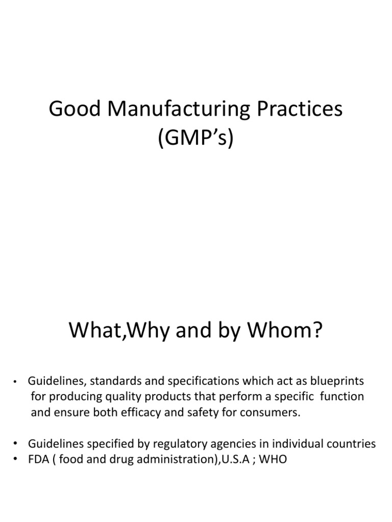 Understanding GMP in Pharmaceuticals | PDF | Industries | Pharmaceutical