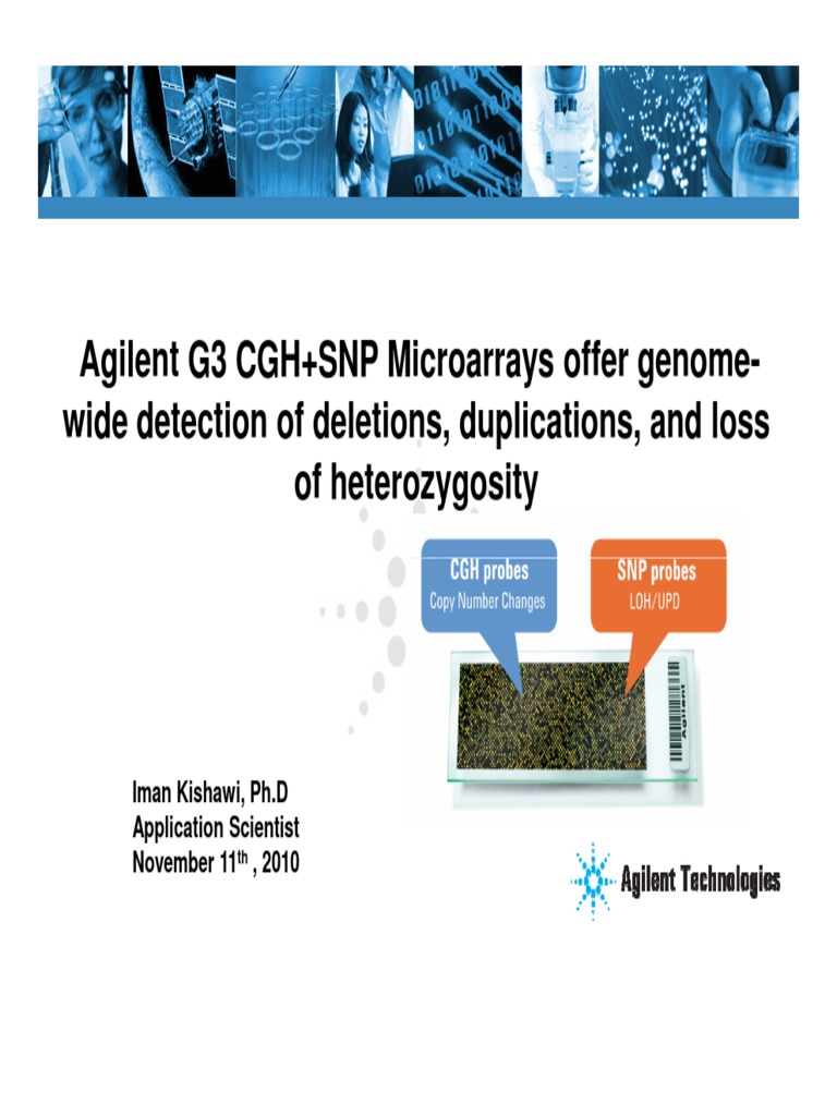 Agilent G3 CGH-SNP Microarrays - 111110 PDF | PDF | Zygosity | Dna ...