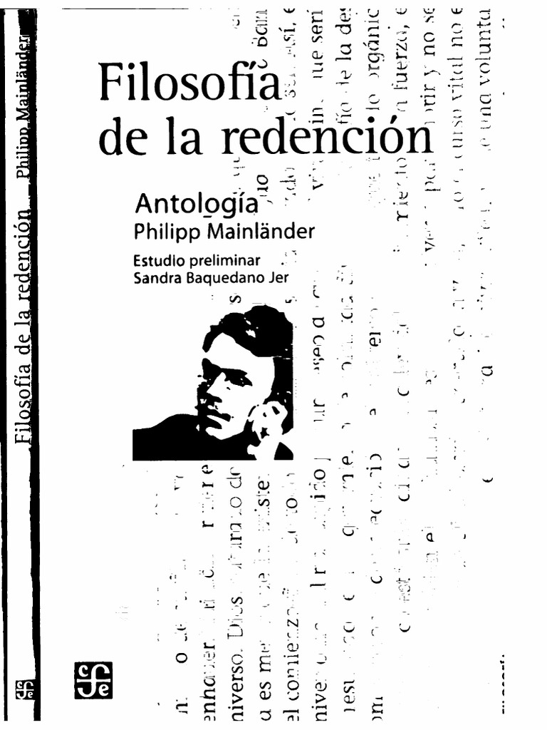 Philipp Mainländer - Filosofía de La Redención (Antología) | PDF ...