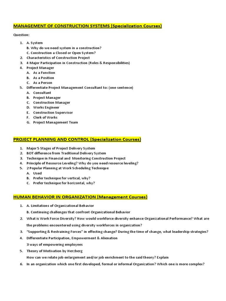 Comprehensive Exam - PLM MEM CM | PDF | Accountability | Leadership