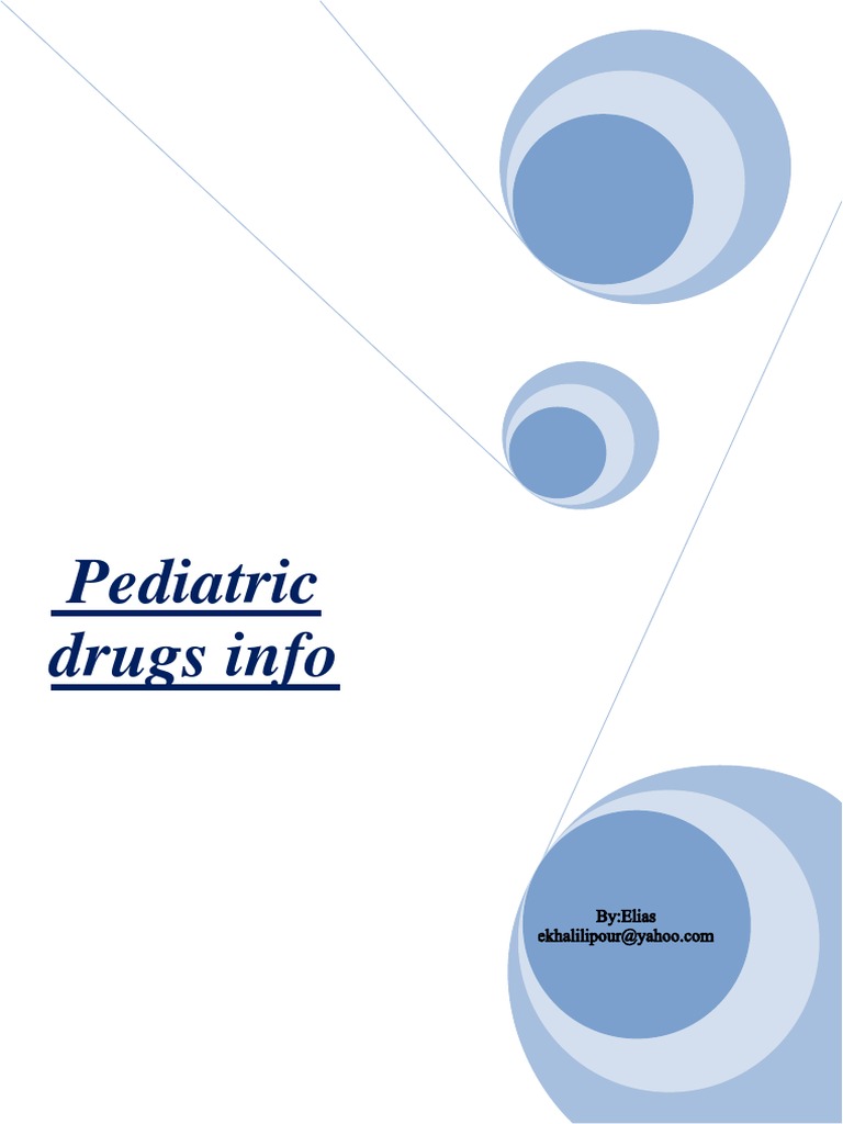 Pediatric Drug Dosage - All in One PDF | Download Free PDF | Medical ...
