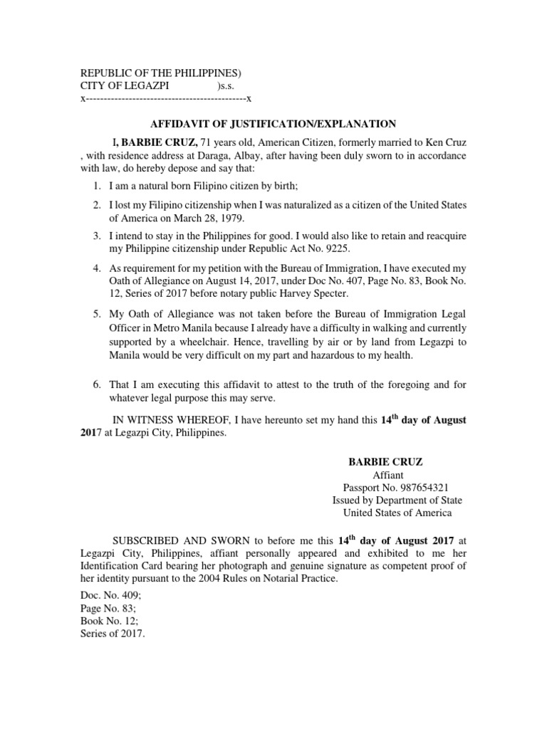 affidavit-of-justification-oath-of-allegiance