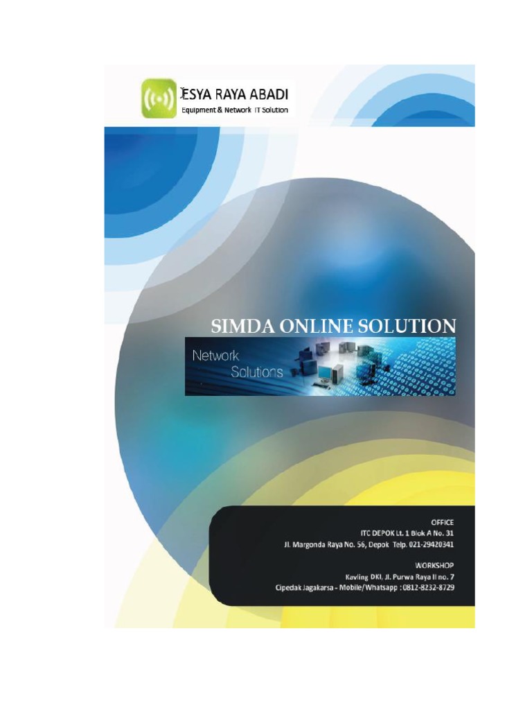 Proposal Simda Online | PDF