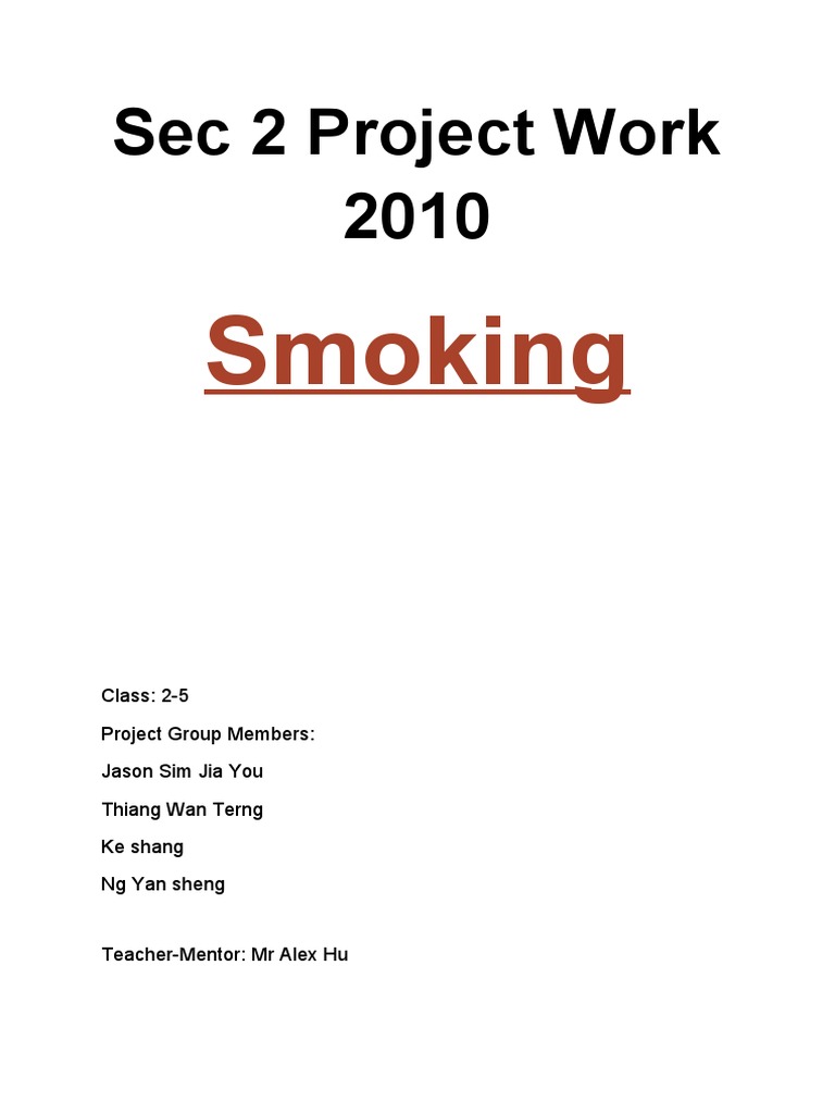 Smoking Report | PDF | Tobacco Smoking | Addiction