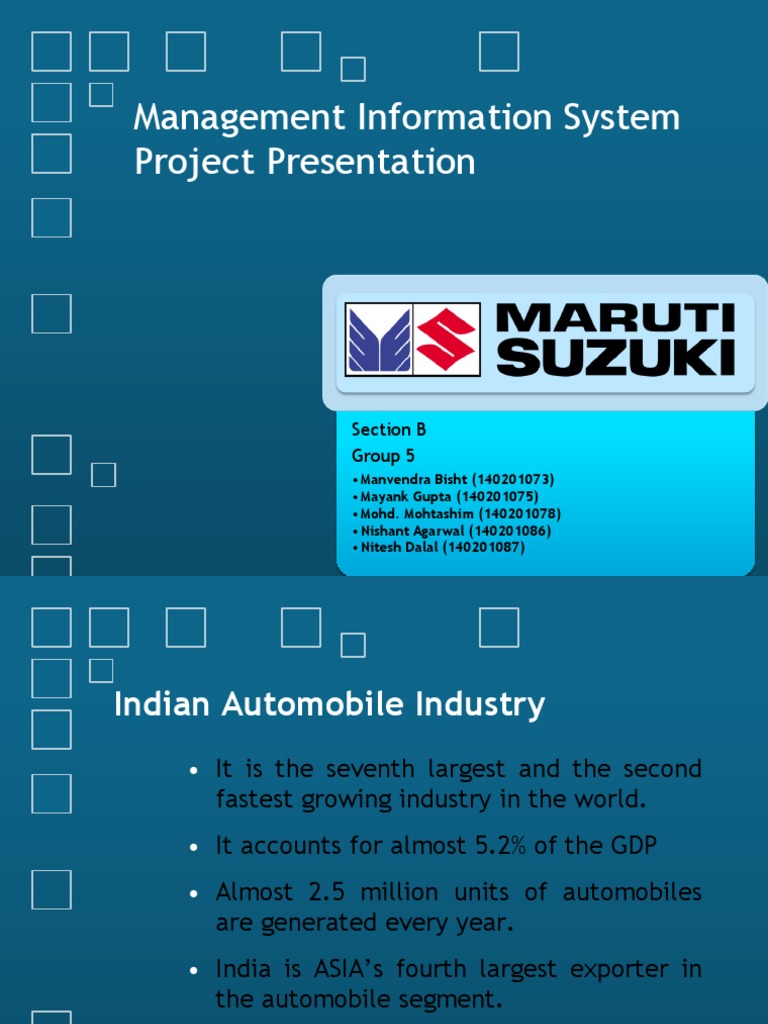 Management Information System Project Presentation: Section B Group 5 ...