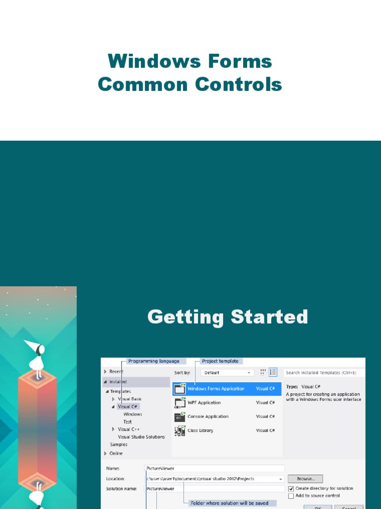 Windows Forms Common Controls | PDF