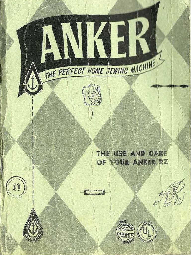 Anker RZ Manual | PDF | Textile Arts