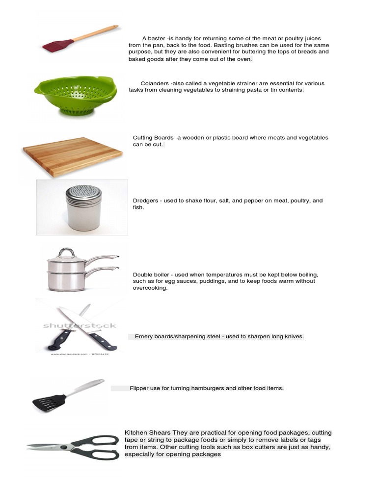 Kitchen Emery Board A Baster | PDF | Refrigerator | Pasta