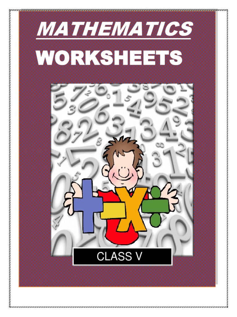 Class 5 Maths Whole Book | PDF | Symmetry | Fraction (Mathematics)
