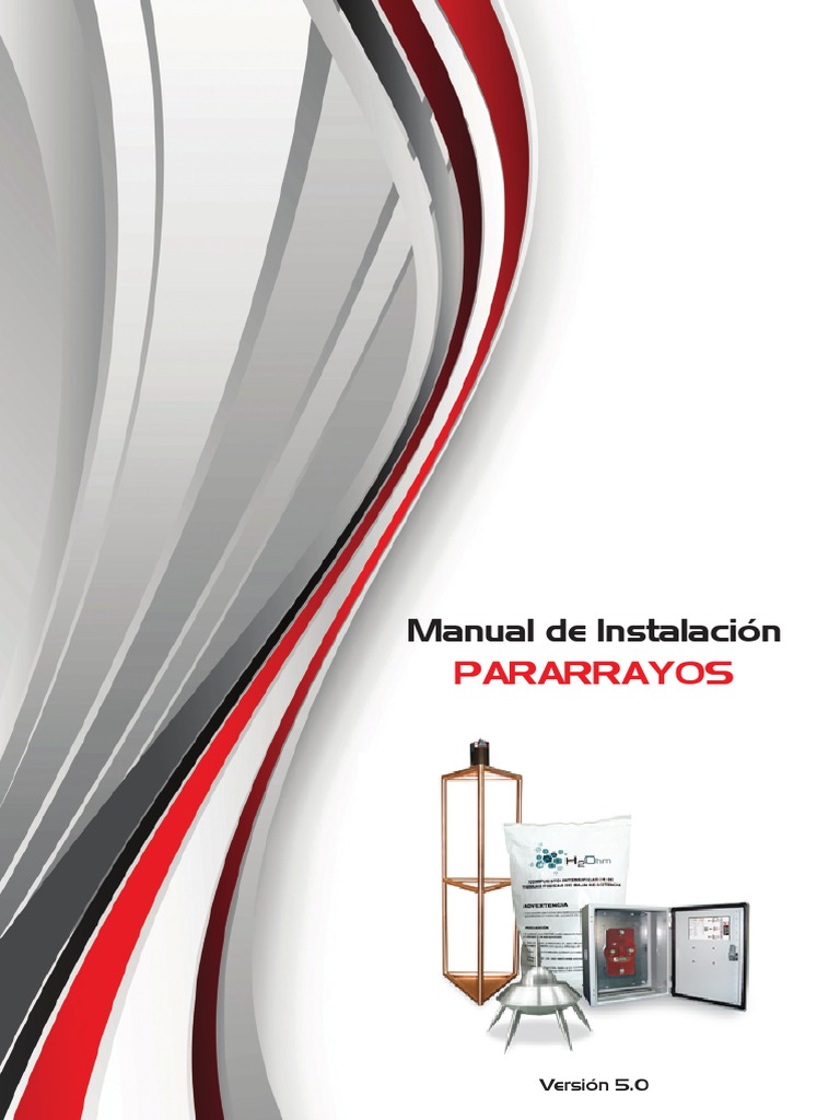 Manual de Instalación de Pararrayos | PDF | Herramientas | Tornillo