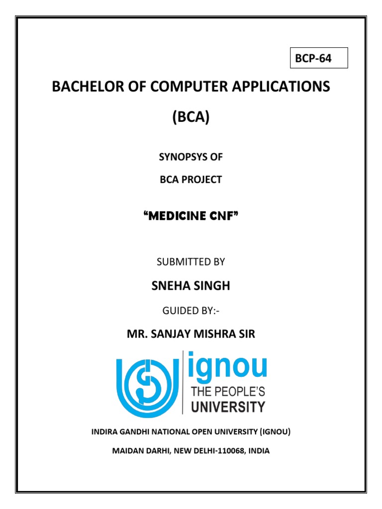 Bachelor of Computer Applications | PDF