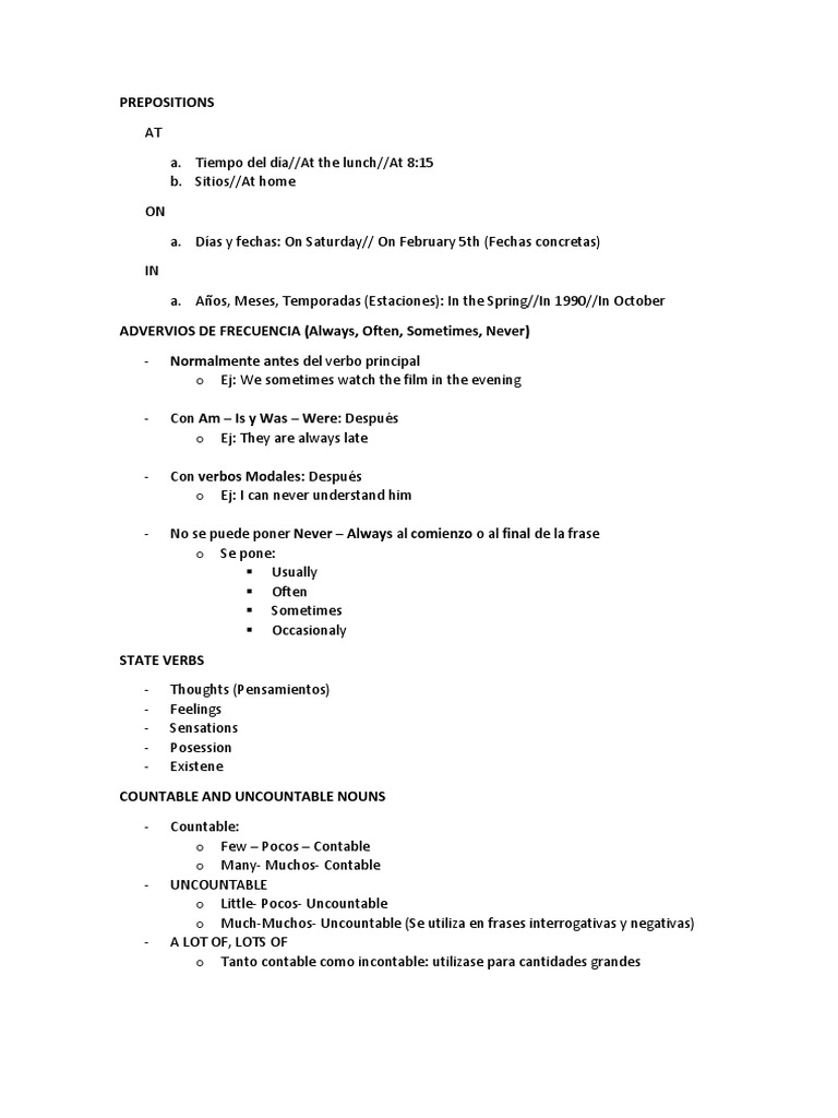 Inglés Gramática B1 British Council | PDF | Syntax | Morphology