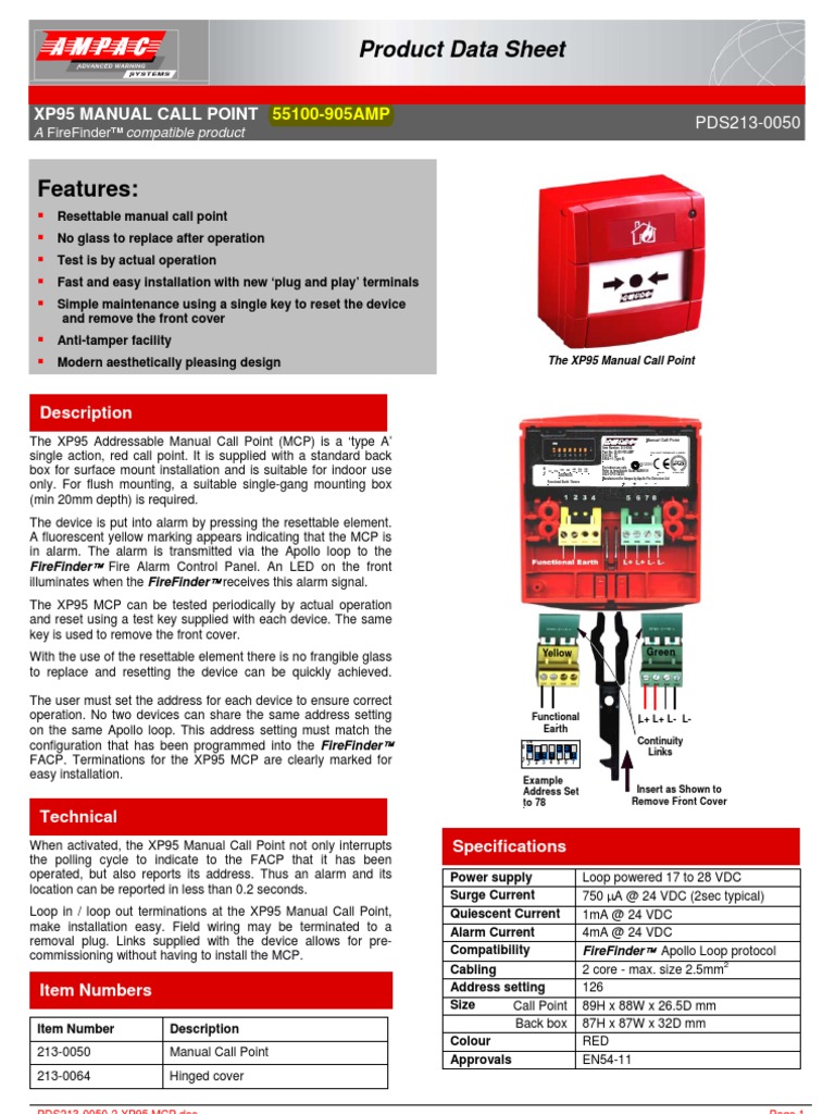 Ampac XP95 MCP | PDF | Electrical Engineering | Manufactured Goods