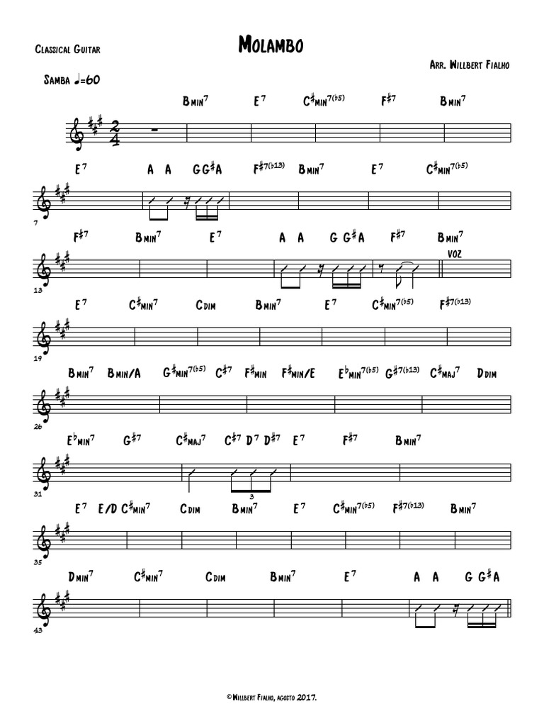 Molambo - Classical Guitar PDF | PDF