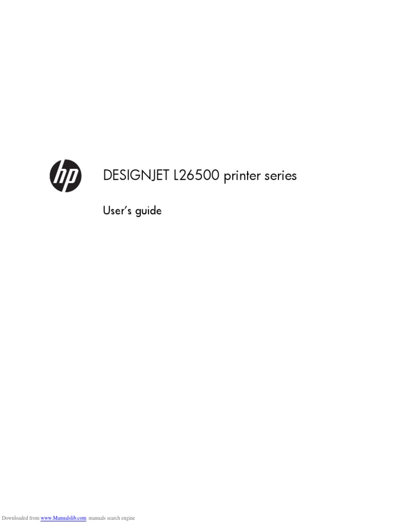 HP Designjet L26500 - User Manual | PDF | Computer Network | Network Switch