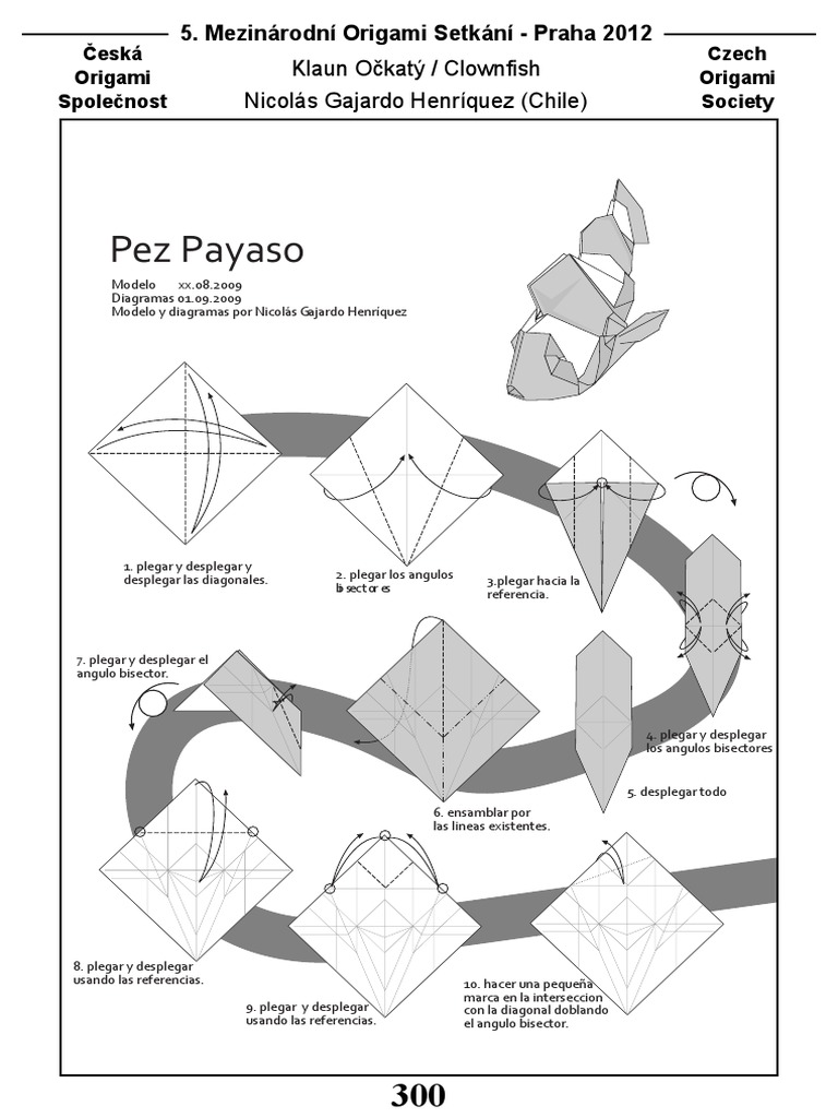 Nicolas Gajardo Henriquez - Clownfish | PDF | Origami | Agitación