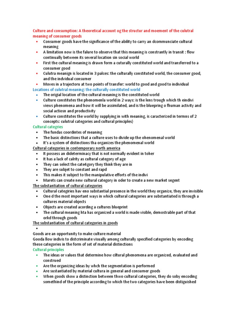 Culture and Consumption | PDF | Rituals | Advertising