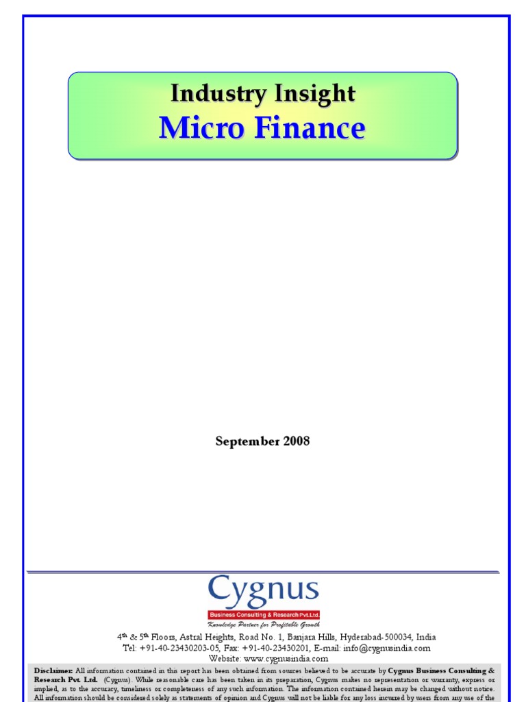 TOC Micro Finance | PDF | Microfinance | Business
