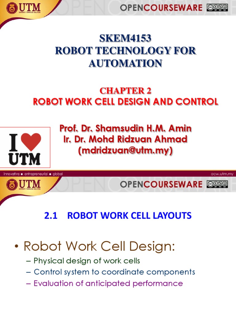 U4 02-Chapter 2 Robot Work Cell Design and Control Final | PDF | Robot | Robotics