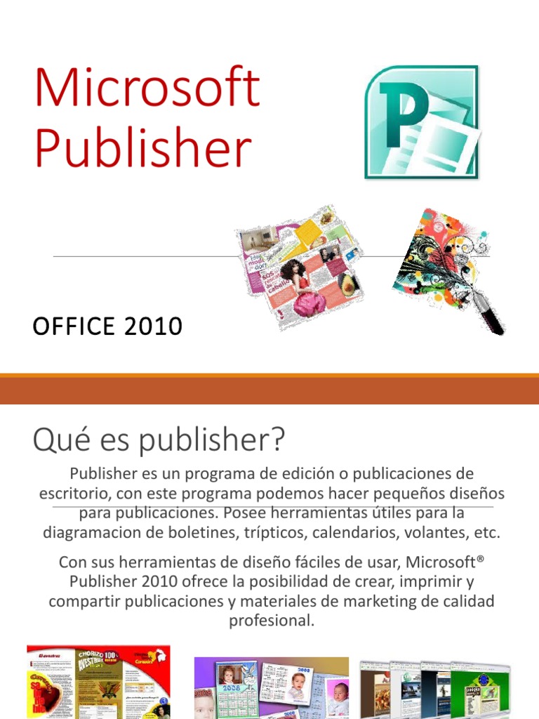 Todo Sobre Publisher | Microsoft | Interfaces gráficas del usuario