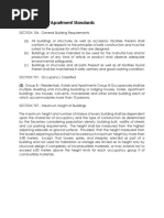 Minimum Setbacks For Residential & Commercial Buildings | PDF