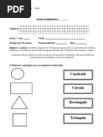 Prueba Figuras 2D y 3D Agosto | PDF | Rectángulo | Triángulo