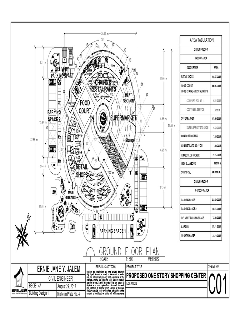 Area Tabulation for Indoor Spaces | PDF | Retailing | Trade