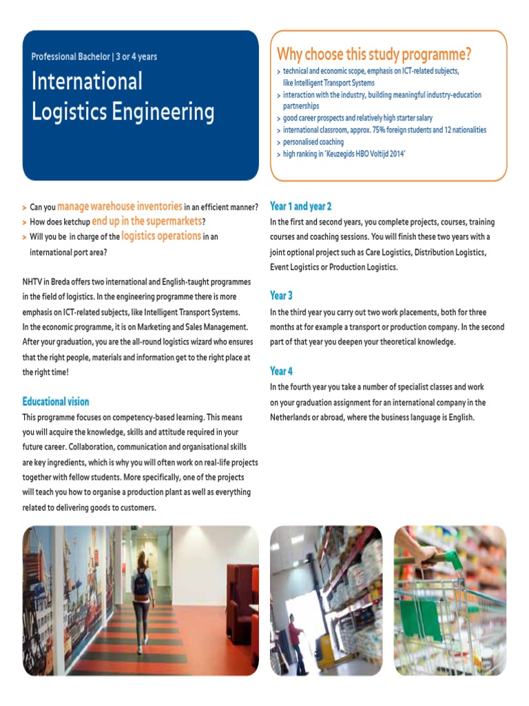 International Logistics Engineering: Why Choose This Study Programme ...