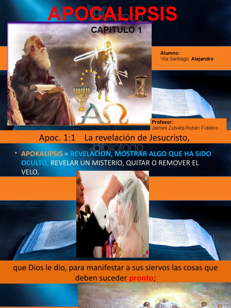 Capítulo 1 de Apocalipsis | PDF | Libro de revelación | Biblia cristiana