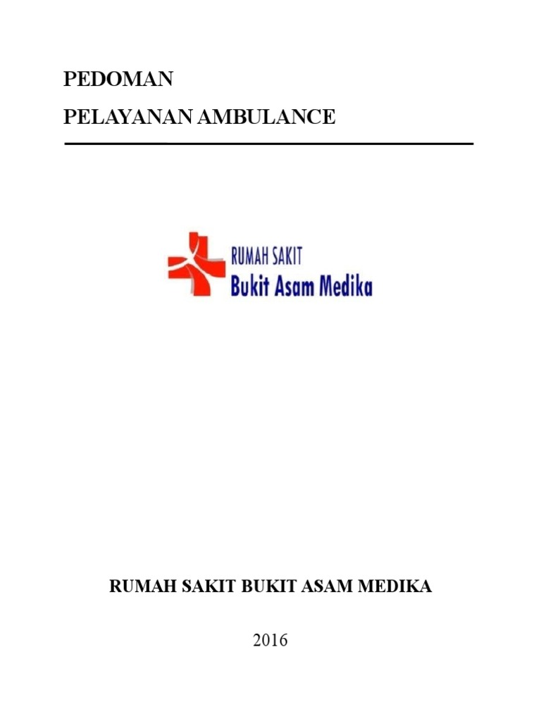 Panduan Ambulance RS BAM | PDF