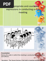 Parliamentary Procedure Sample Script | PDF | Group Decision Making ...