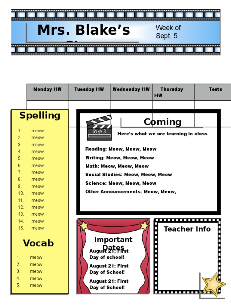 Moviethemednewsletter | PDF