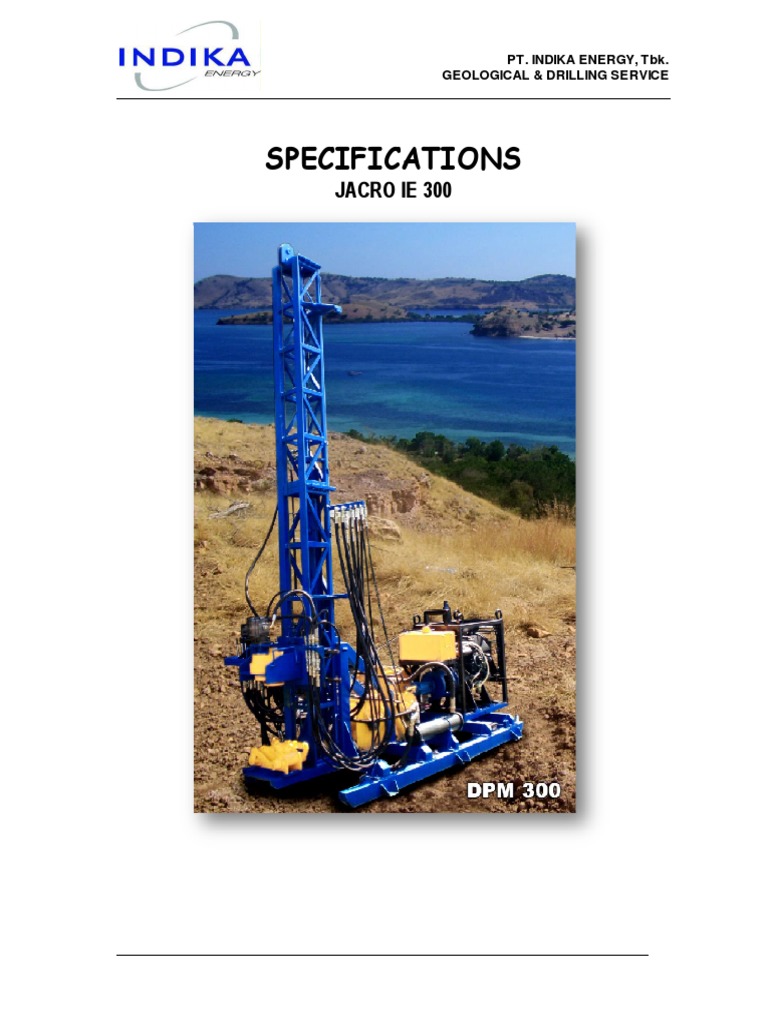 Specification Jacro IE300 | PDF | Engines | Propulsion