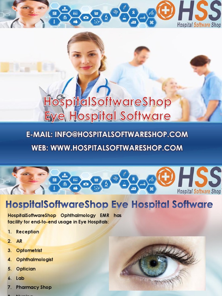 HSS Eye Hospital Software | PDF | Human Eye | Ophthalmology