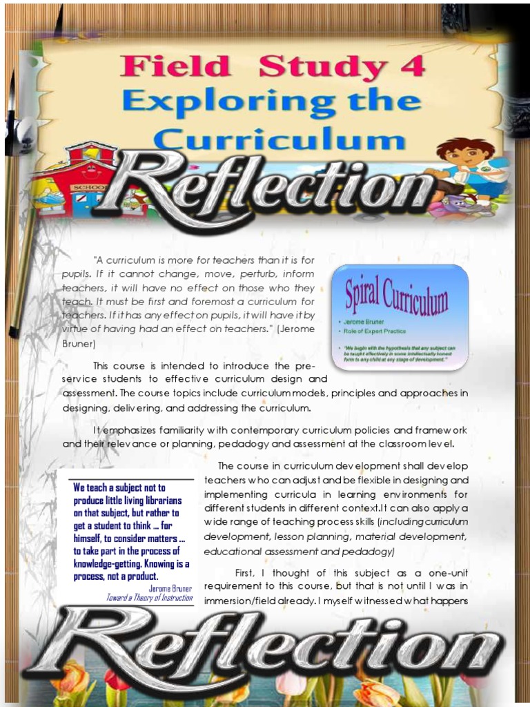 FS 4 Reflection | PDF | Curriculum | Educational Psychology