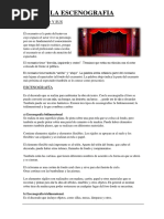 Partes del Escenario Teatral | PDF | Teatro | Las artes escénicas