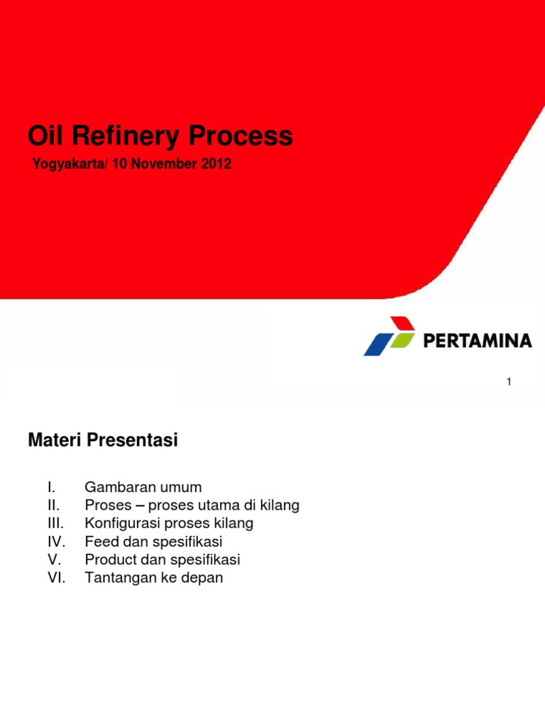 Presentasi Oil Refinery Process Rev0 PDF | PDF | Technology & Engineering