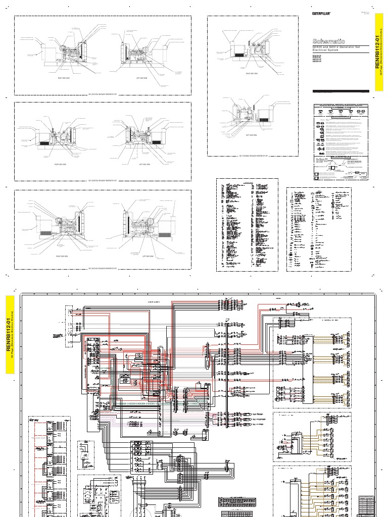 3412 Shematic 4 PDF | PDF | Switch | Relay