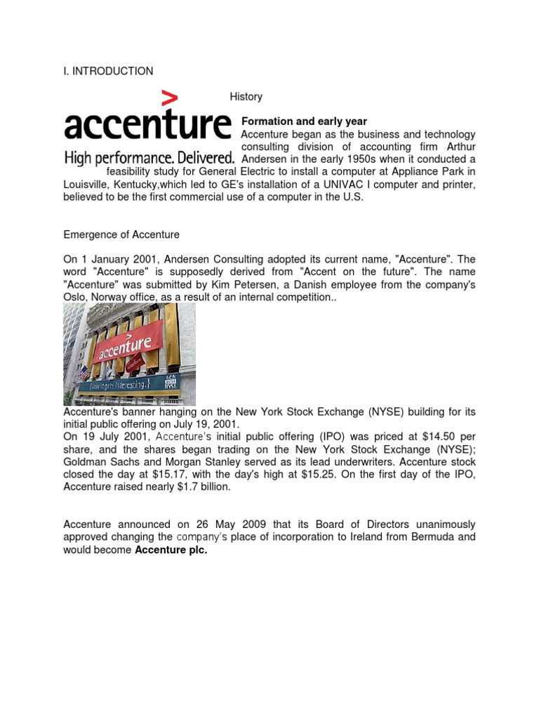 Accenture Profile | Accenture | Companies