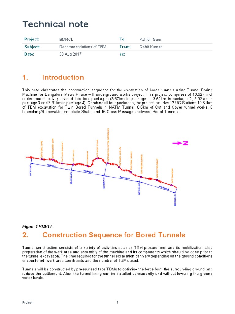 Construction Sequence Tunnelling | PDF | Tunnel | Civil Engineering