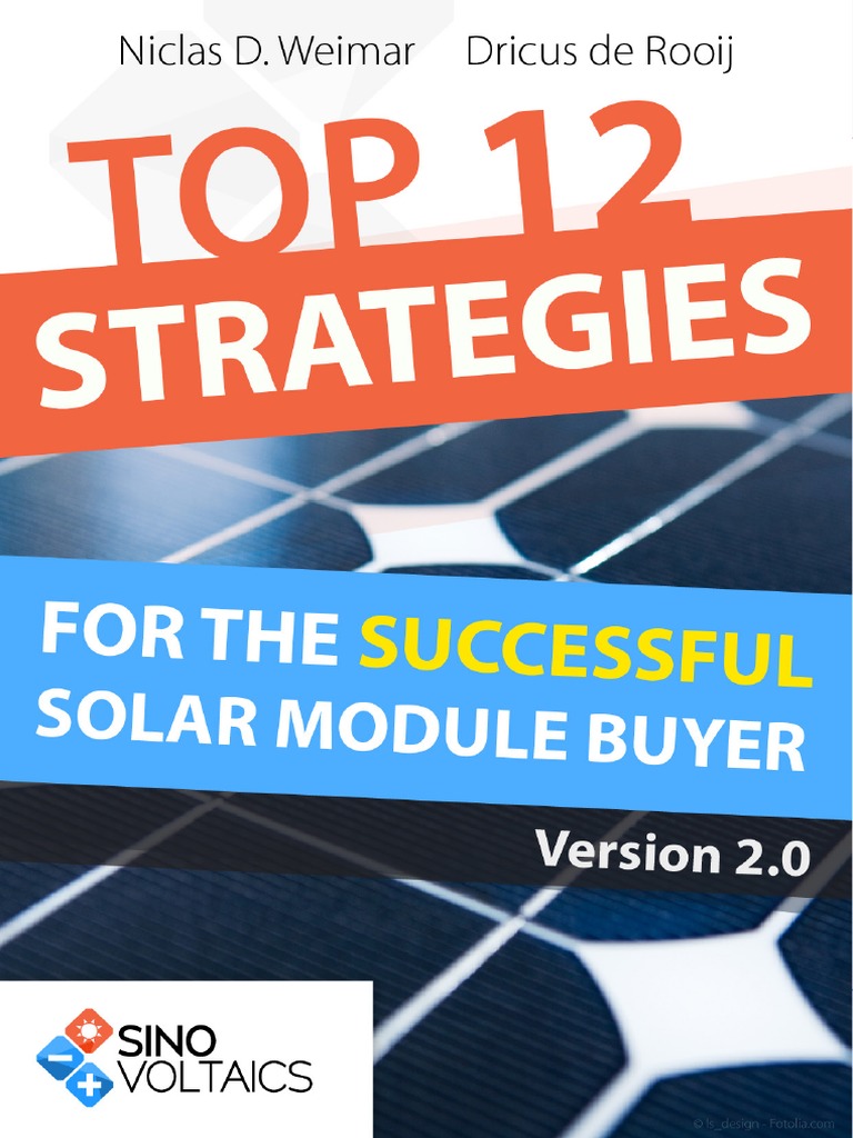 Strategies for Buying Solar Modules | PDF | Photovoltaics | Solar Panel