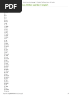 100 Daily Use Three-Word Sentences | PDF | English Language | Linguistics