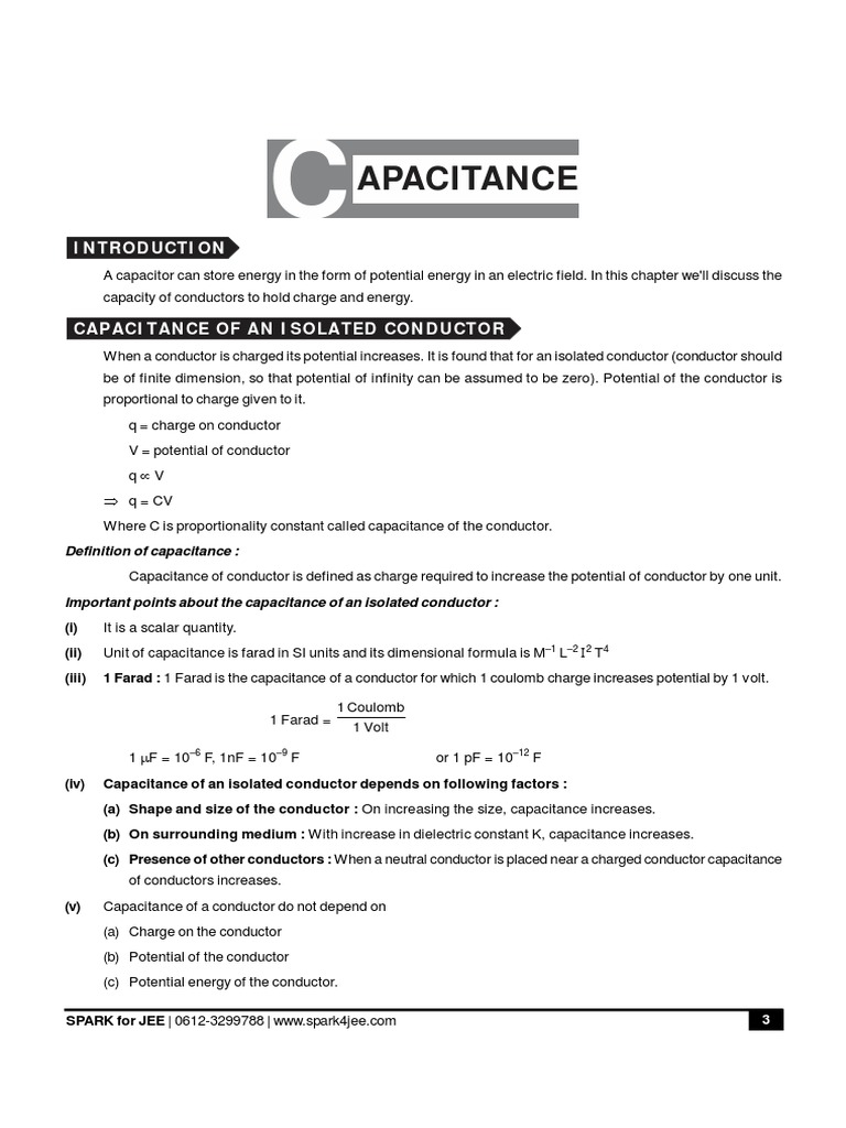 Capacitor | Download Free PDF | Capacitance | Capacitor