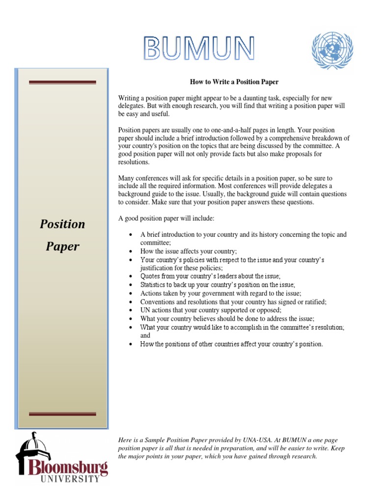 Position Paper | PDF | Human Rights | Violence Against Women